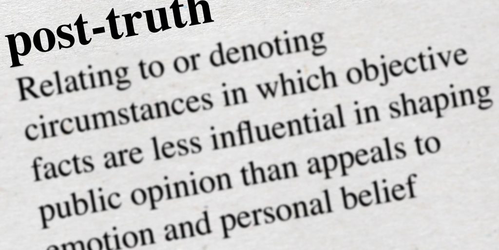 The truth of post-truth - From the Couch